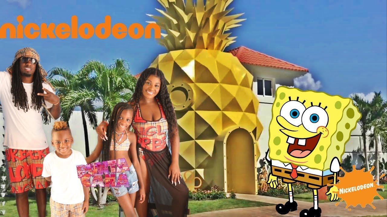 SPONGEBOB HOUSE TOUR in REAL LIFE! Nickelodeon Suites Resort Pineapple ...